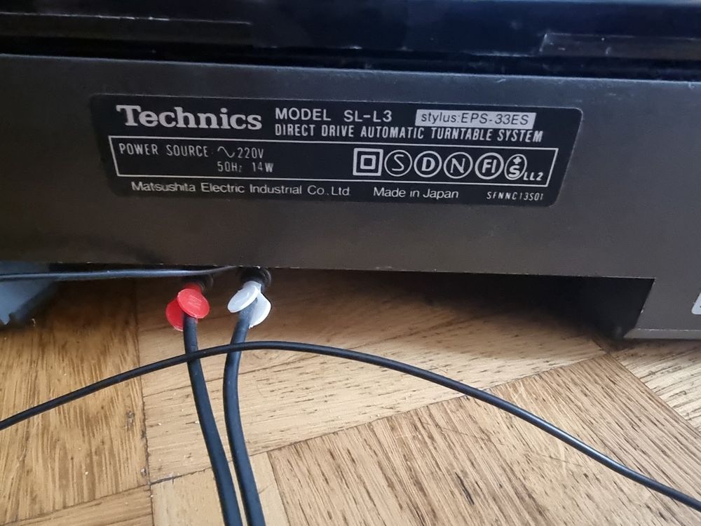 Technics SL L3 Vollautomatischer Plattenspieler mit Linearar (Gebraucht ...