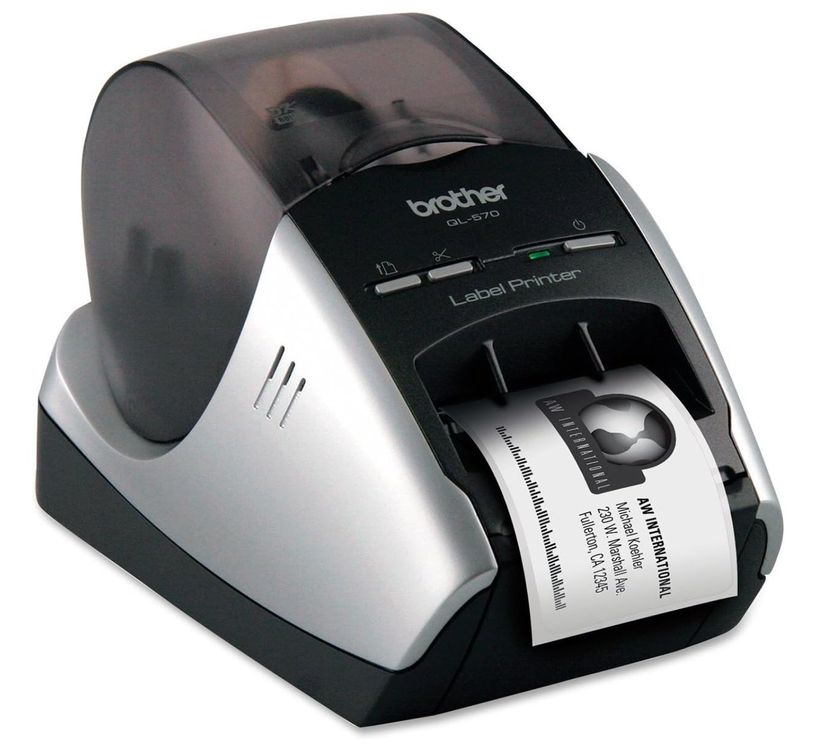 NEU: Brother QL-570 Etikettendrucker (inkl. 800 Etiketten!) (Neu und ...