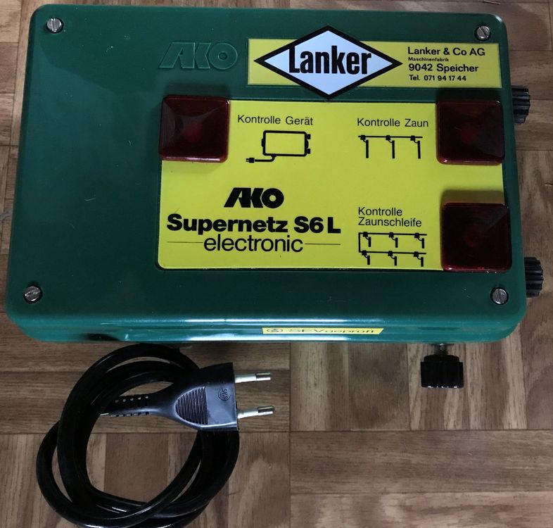 Elektrozaun-Gerät AKO-Supernetz «electronic» S6L electronic (Neu und ...