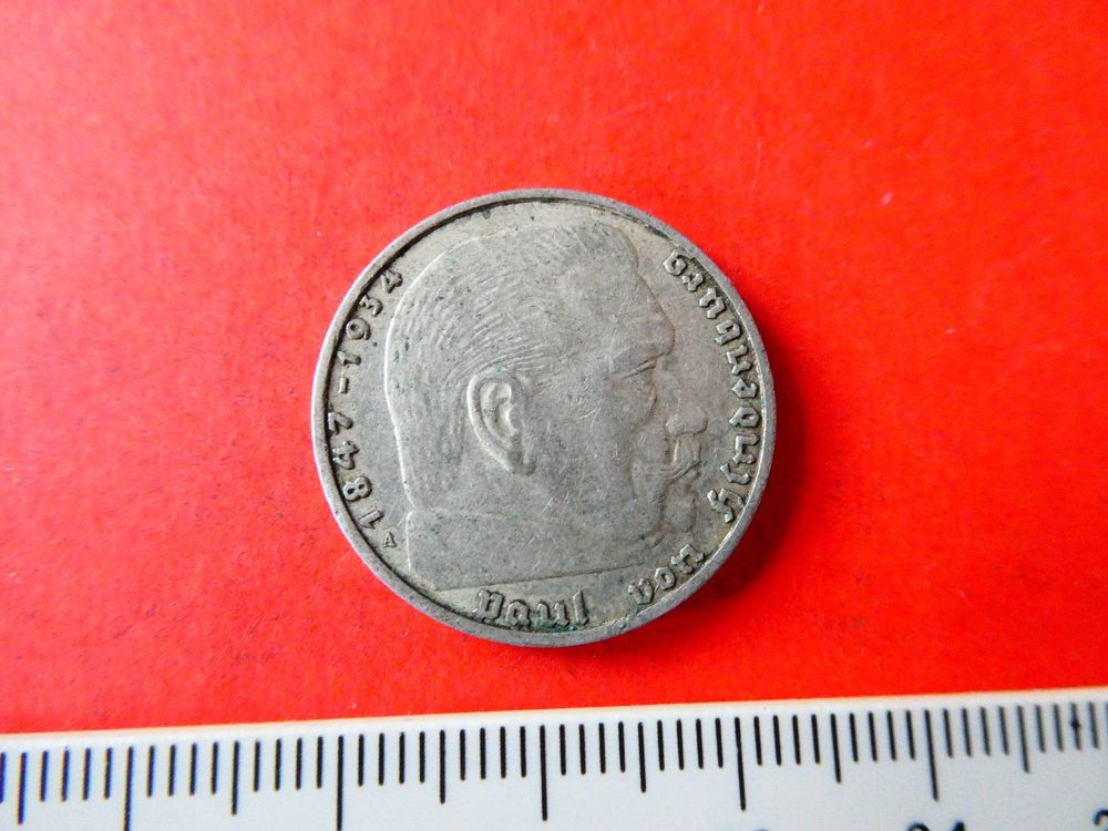 Dt. Reich 1937 A, 2 Reichsmark - Silber (Gebraucht) in Hinterforst für CHF 6 – mit Lieferung auf ...