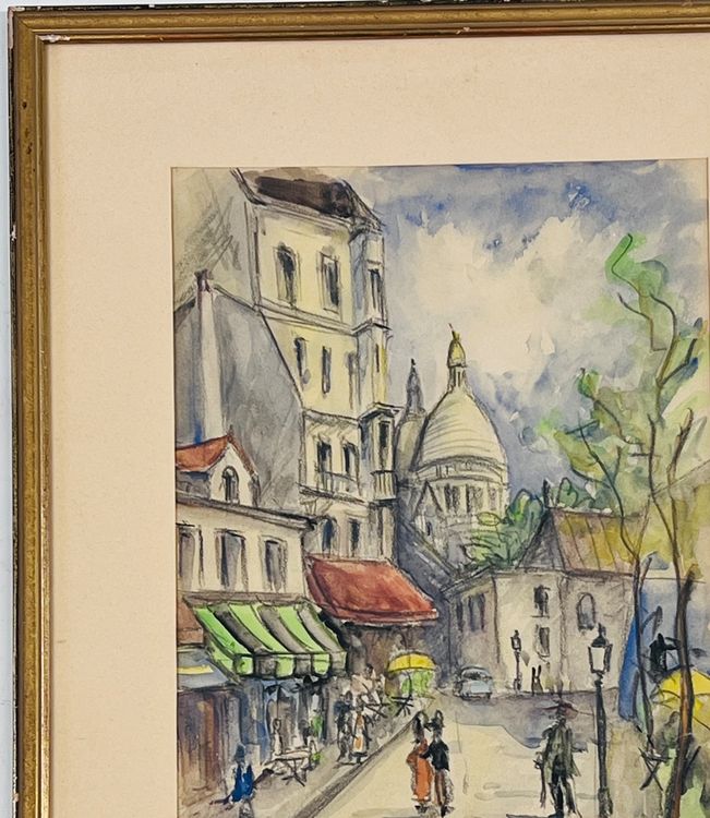 Szene Aquarell Von Paris Unleserlich Handsigniert (Gebraucht) in Root für CHF 10 – mit Lieferung ...