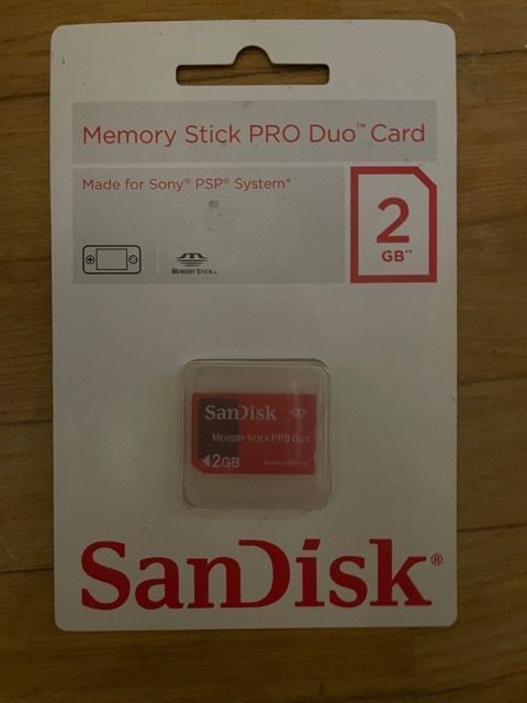 memory stick pro duo, psp, kameras, 2gb (Neu und originalverpackt) in ...