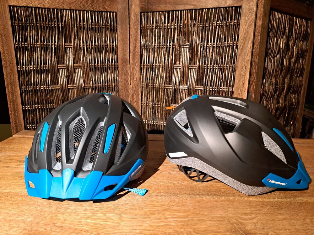 2 Fahrradhelme - 2 Velohelme - Helme - Bikemate SP-55 (Neu (gemäss ...