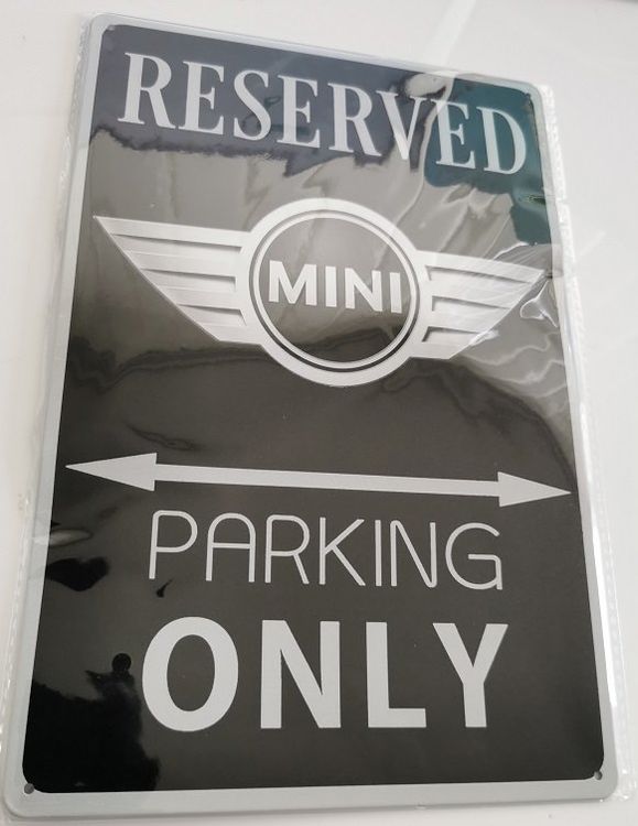 Mini Parking Only - Blechschild (neu, OVP) | Kaufen auf Ricardo