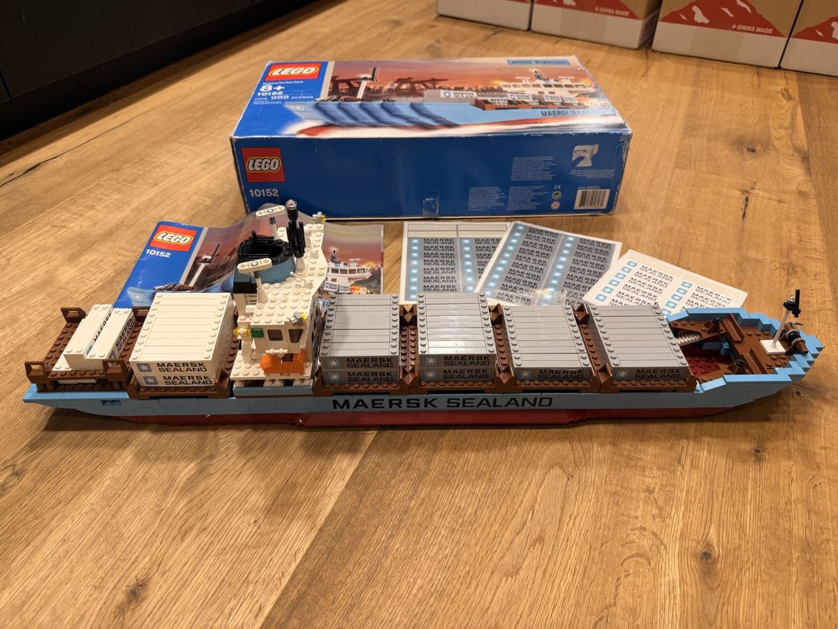 LEGO Set 10152 – Maersk Sealand Container Ship (Gebraucht) in Schwenden ...