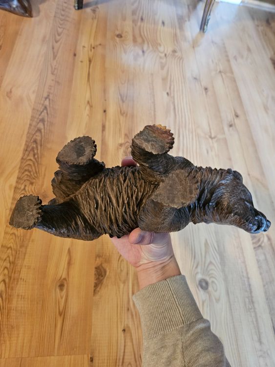 Ours en bois sculpté de Brienz, modèle 27 cm! (Gebraucht) in Vicques ...