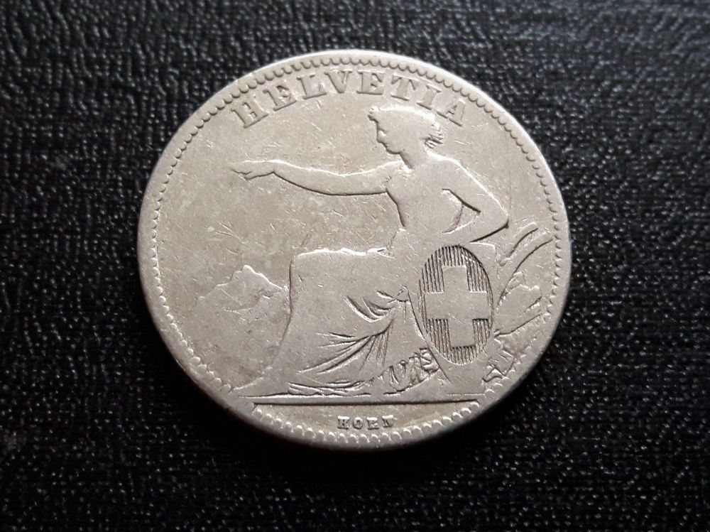 2 Fr. 1860 sitzende Helvetia | Kaufen auf Ricardo