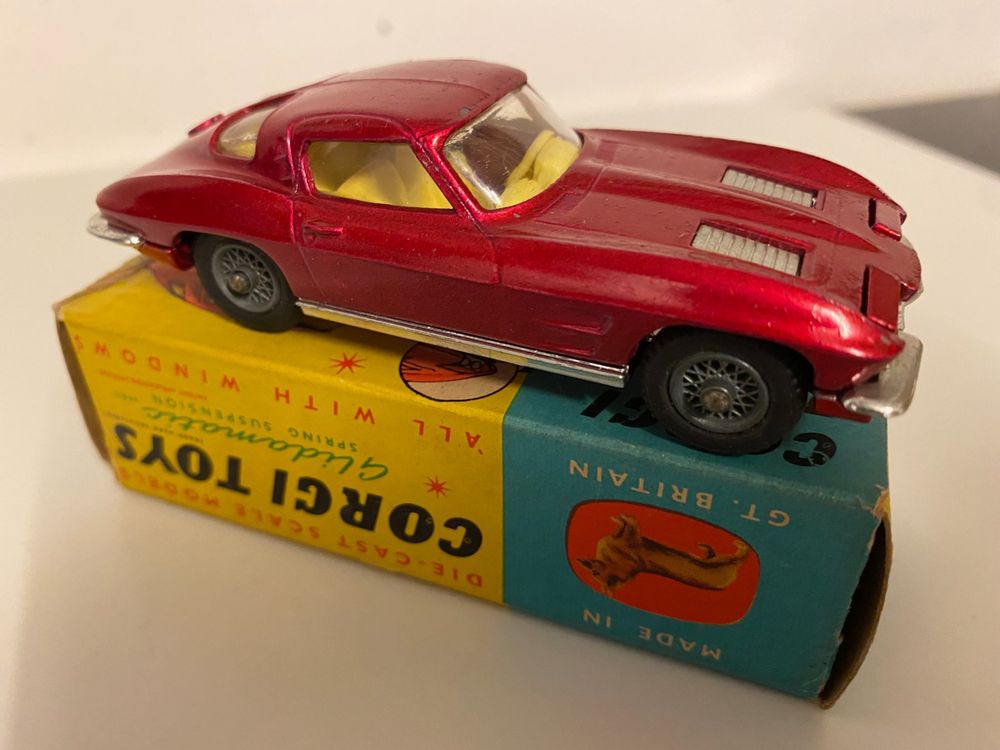 Corgi - 310 "Chev Corvette Stingray" - Original OVP TOP!!! (Gebraucht ...