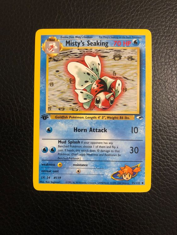 Gym Heroes Misty’s Seaking 55/132 1st edition NM Ab 1 (Gebraucht) in ...