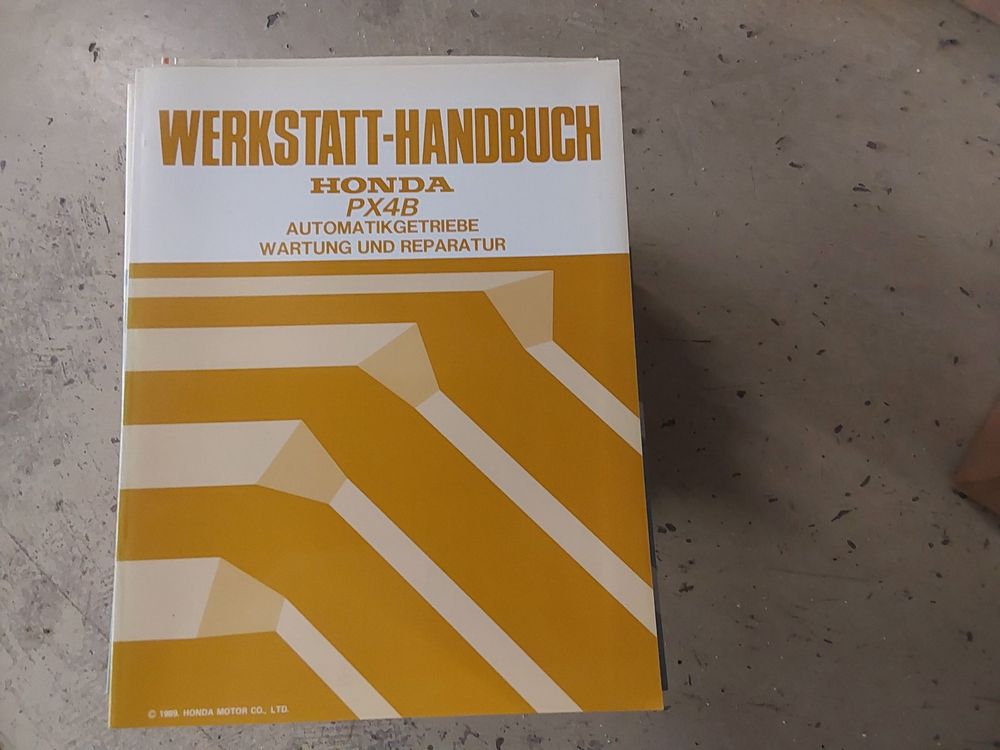 Werkstatt Handbuch Honda PX4B Autom.Getriebe Wartung/Rep. (Gebraucht ...