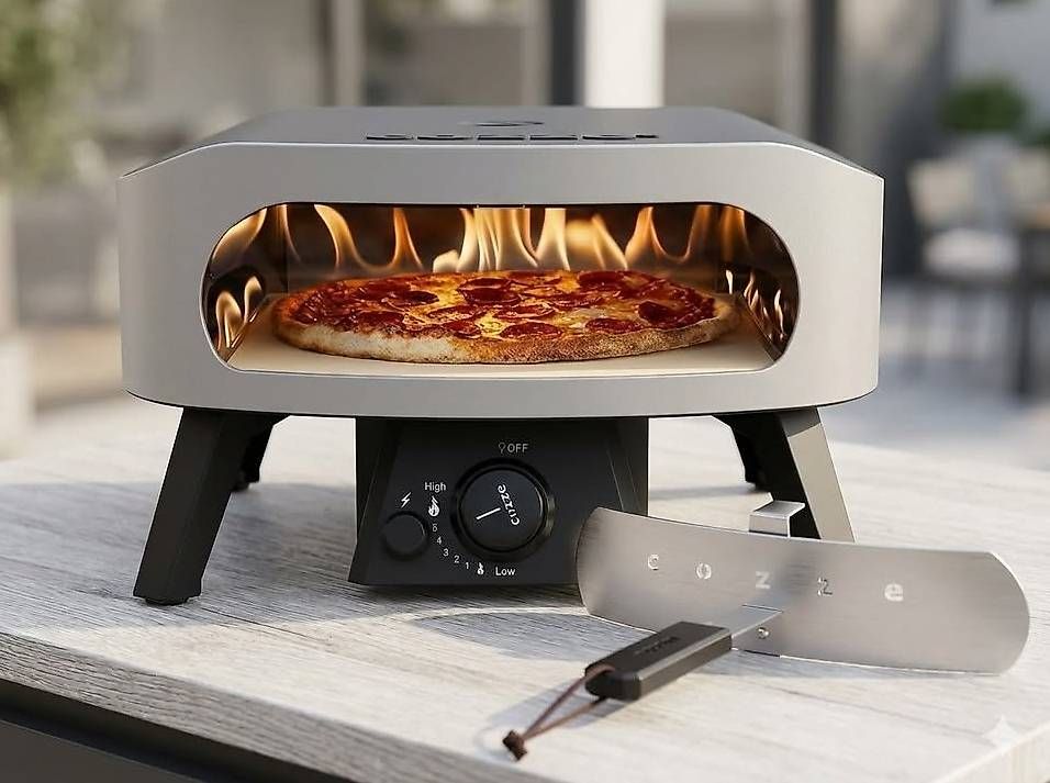 NEUF - Four à Pizza Gaz Cozze 13" Classic Inox et Pierre Cor (Gebraucht ...