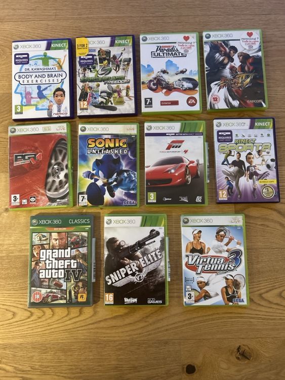 Xbox 360 Games Bundle - Forza, Sonic, Kinect & More! (Gebraucht) in ...