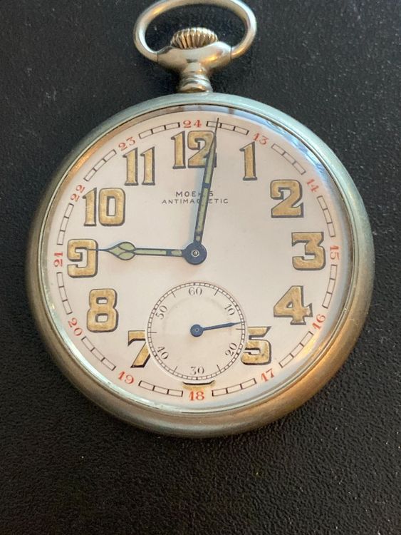 Moeris Taschenuhr 50 mm (Gebraucht) in Pfeffingen für CHF 55 – mit Lieferung auf Ricardo kaufen