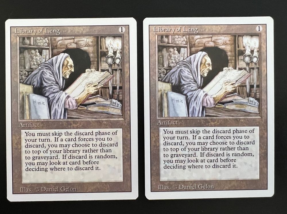 2 X Library of Leng - Magic / MTG - Revised / 1994 | Kaufen auf Ricardo