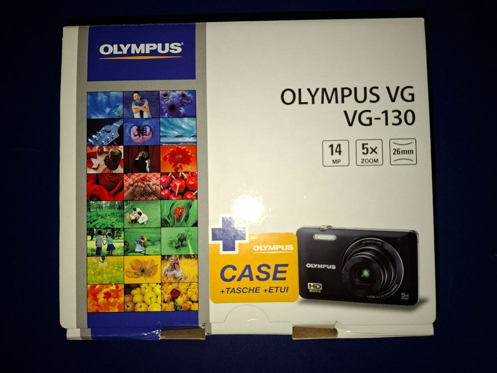 Olympus VG-130 Digitalkamera, Pink, mit Tasche & Zubehör (Gebraucht) in ...