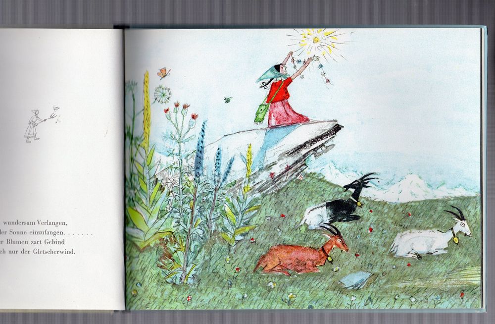 Flurina und das Wildvöglein von Alois Carigiet Ausg. 1971 | Kaufen auf ...