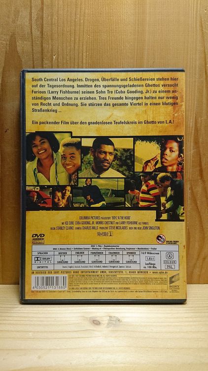 BOYZ N THE HOOD DVD mit Ice Cube und Cuba Gooding Jr. (Gebraucht) in ...