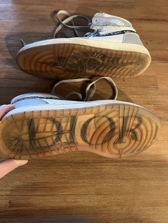 Nike Dior Schuhe Turnschuhe (fake) gebraucht für Bastler | Kaufen auf ...