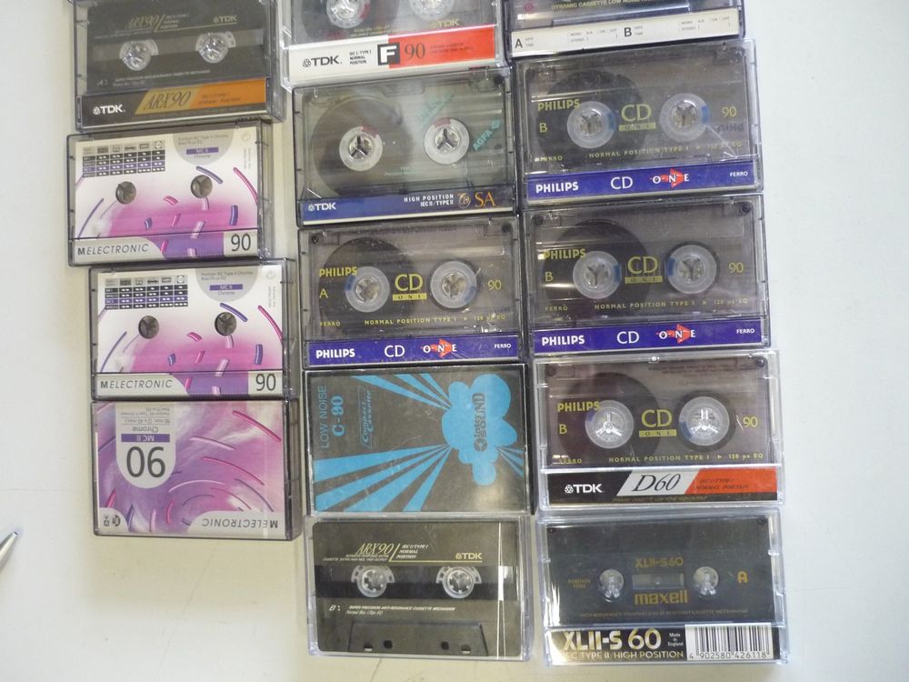 23 x Kassetten BASF Philips TDK bespielt M electronic (Gebraucht) in ...