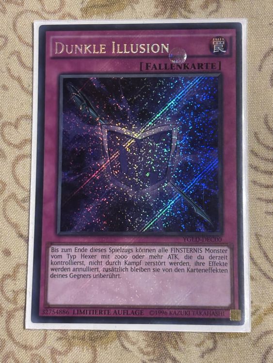 Yu-Gi-Oh! Dunkle Illusion - Seltene Fallenkarte, Top Zustand (Neu und originalverpackt) in ...
