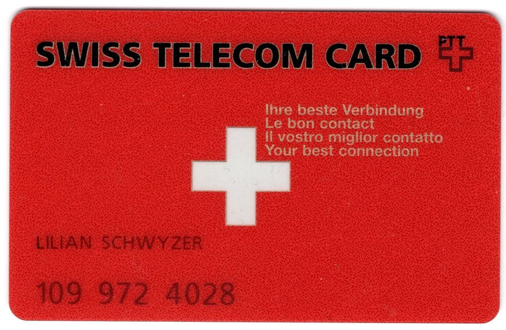 seltene Internationale Swiss Telecom Card (Gebraucht) in Eglisau für ...