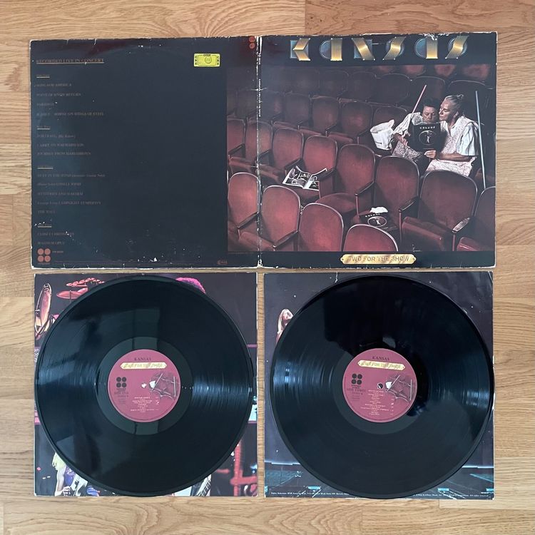 KANSAS - TWO FOR THE SHOW - EUROPA 1978 (DOPPEL-ALBUM) (Gebraucht) in ...