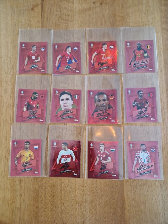 Topps EURO 2024 Sticker Ultra Rare Signature (Neu (gemäss Beschreibung ...