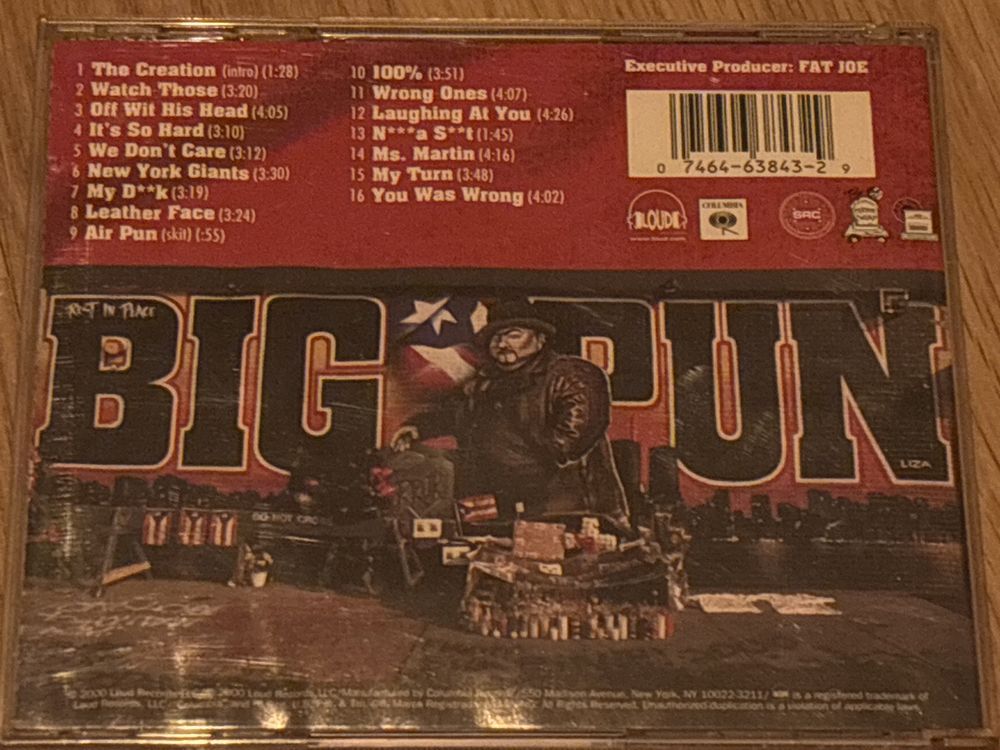 Big Punisher aka Big Pun (Gebraucht) in Zürich für CHF 5 – mit ...