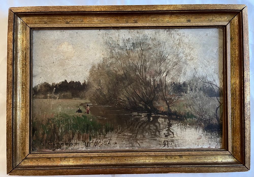 Otto Gampert | Original Ölgemälde, signiert | Kaufen auf Ricardo