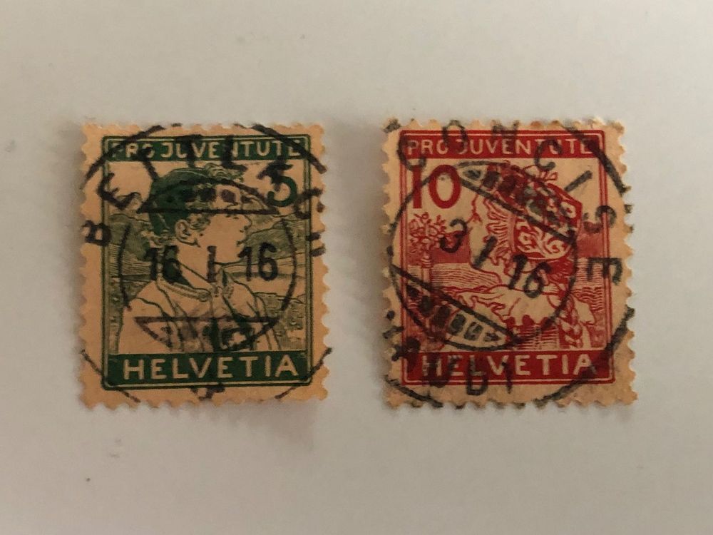PJ-LUZERNERLI + Appenzeller mit Vollstempel CONCISE VD | Kaufen auf Ricardo