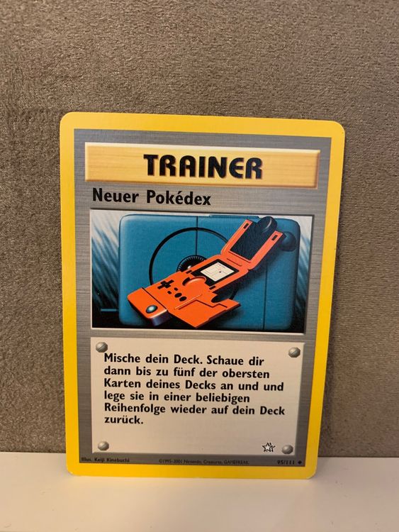 Pokemon Neuer Pokedex Trainer Neo Genesis DE 95/111 | Kaufen auf Ricardo