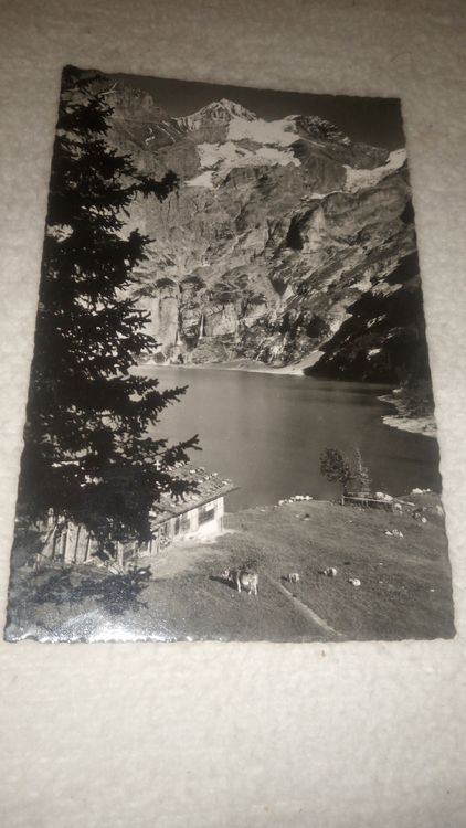 Oeschinensee & Blümlisalp, alte Postkarte (Gebraucht) in Belp für CHF 1 – mit Lieferung auf ...