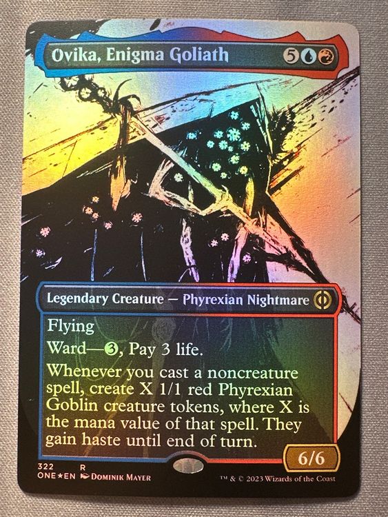 Ovika, Enigma Goliath FOIL Variant 322 Phyrexia ONE (Neu (gemäss ...
