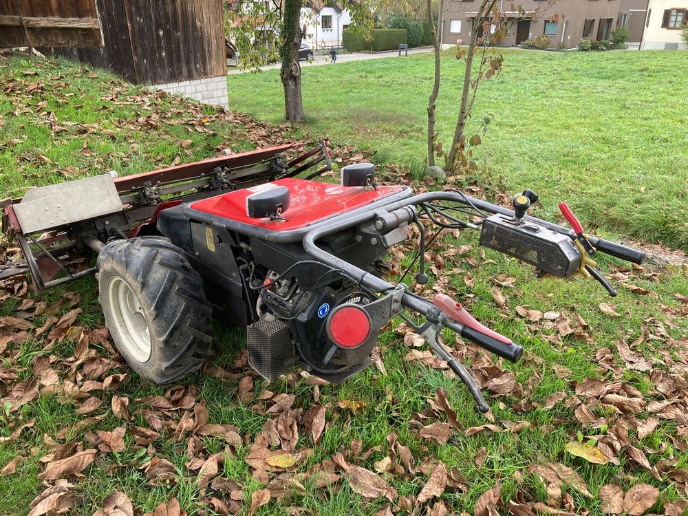 Motormäher Aebi AM 42 mit Bandeingraser und Hochschnittbalke (Gebraucht ...
