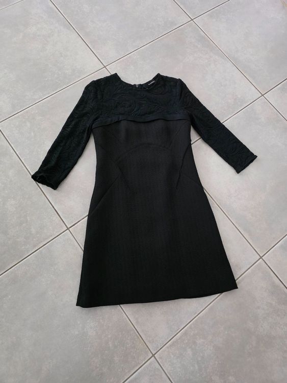 The Kooples magnifique robe bustier noire, taille XS (Neu (gemäss ...