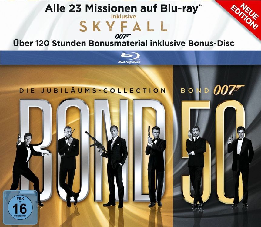 The James Bond 007 Collection (1962-2012) 24-Blu-rays/Boxset (Gebraucht) in Volketswil für CHF ...