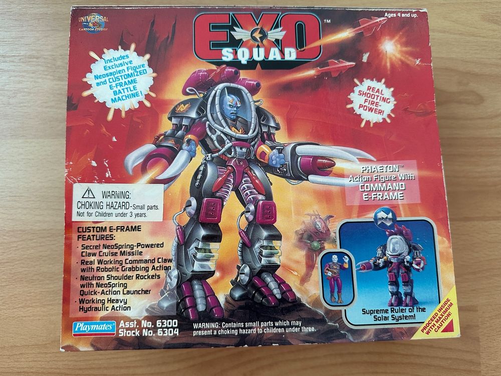 Exo Squad PHAETON, OVP, Playmates Toys 1993 (Neu und originalverpackt ...