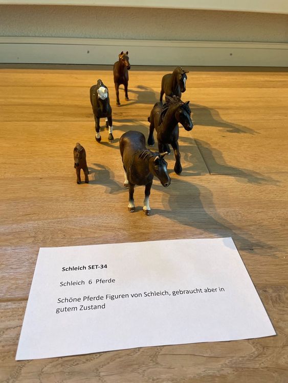 Schleich SET-34 Schleich 6 Pferde (Gebraucht) in Marthalen für CHF 6 ...