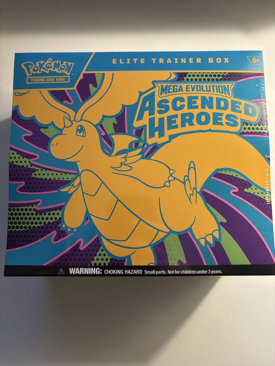 Pokémon TCG Ascended Heroes ETB Elite Trainer Box Sealed EN (Neu und ...