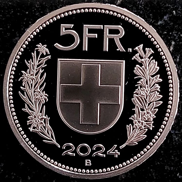 5 Franken 2024 pp / aus Münzsatz (Neu (gemäss Beschreibung)) in Arch für CHF 40 – mit Lieferung ...