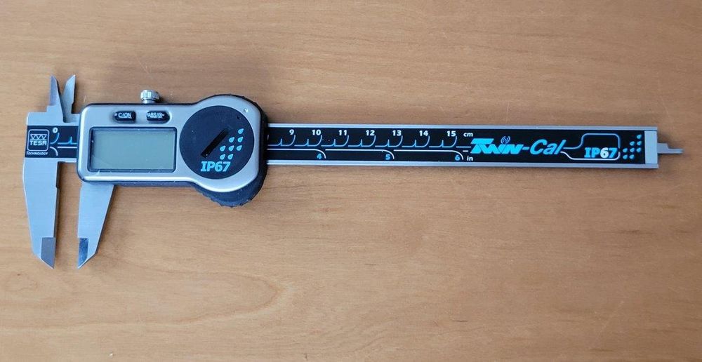 Messschieber , Schublehre Tesa Twin-Cal IP67 150mm digital (Neu und ...