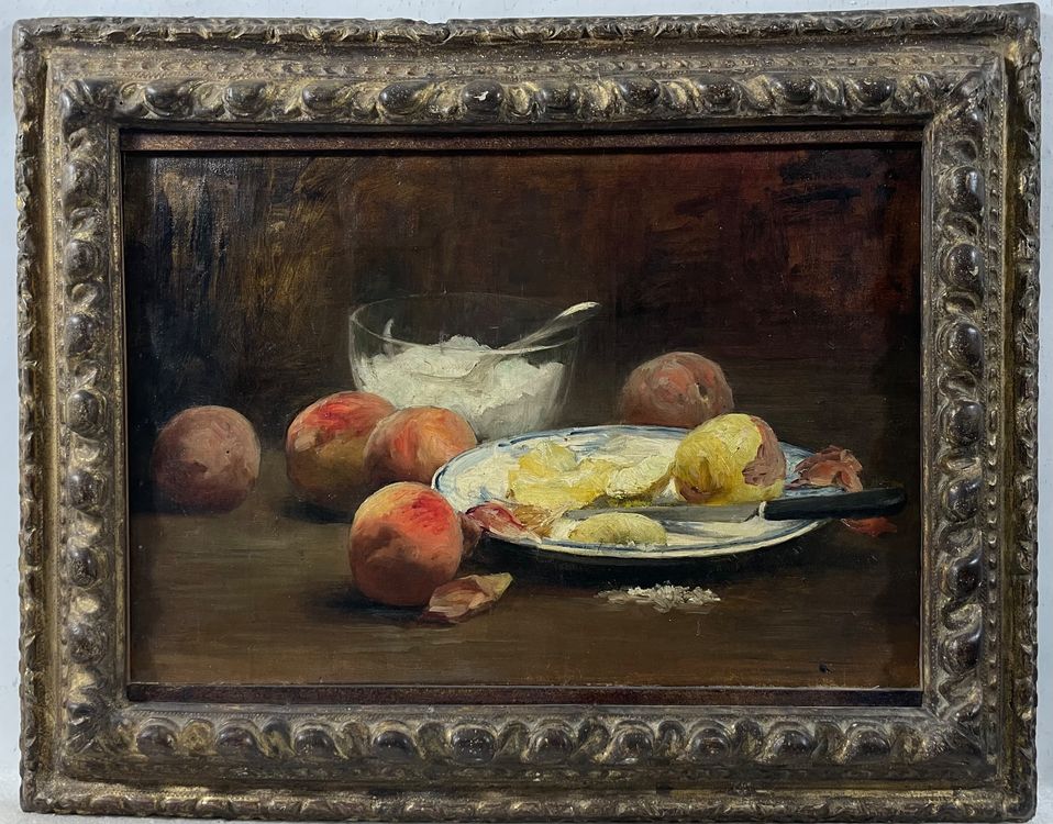 Antikes Stillleben Gemälde mit Pfirsichen (Gebraucht) in Root für CHF 1014 – mit Lieferung auf ...