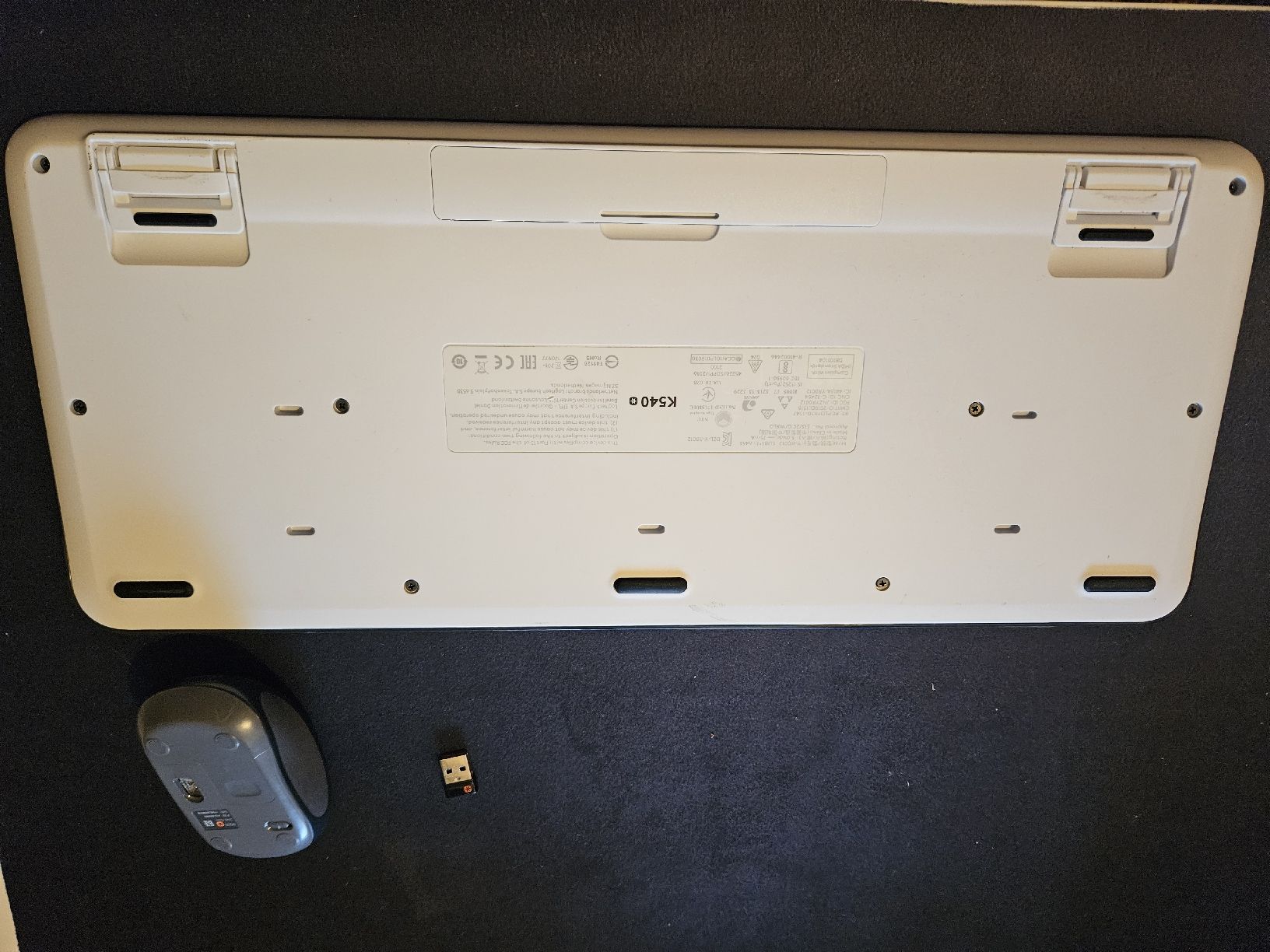 Logitech K540 Combo: Kabellose Tastatur & Maus mit Dongle (Gebraucht ...