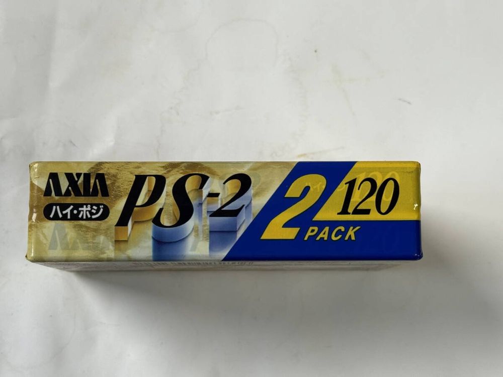 2 x AXIA PS2-120 Type II Chrom Audio Kassette 2er-Pack rar! (Neu und ...