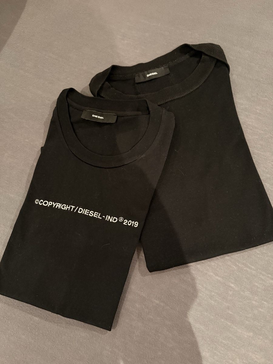 Zwei Schwarze Diesel T-Shirts im Doppelpack, Grösse S, Top! (Gebraucht ...