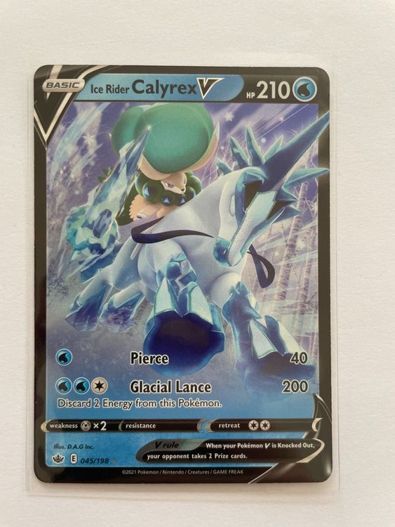 Pokémon Chilling Reign Ice Rider Calyrex V | Kaufen auf Ricardo