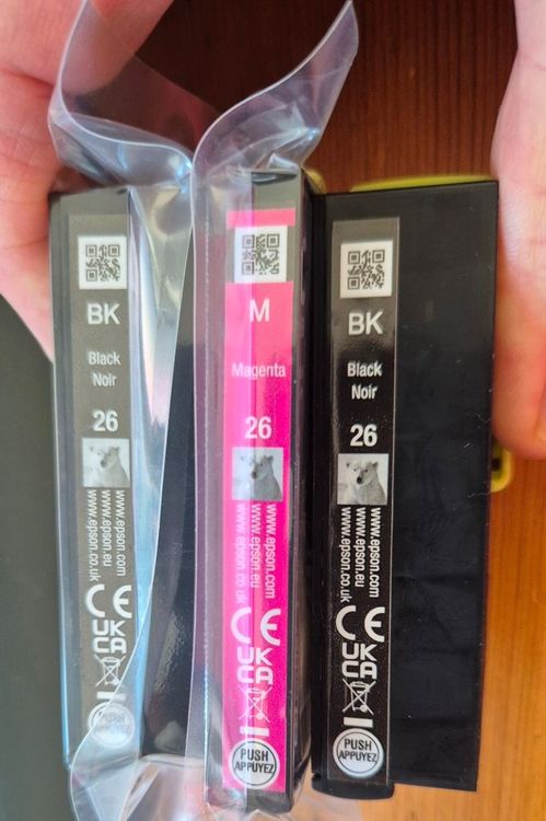 3x Tintenpatronen für All In One Printer Epson XP-820 (Neu (gemäss Beschreibung)) in Pfäffikon ...