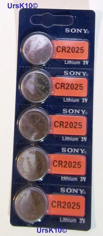 NEU 2 Stück CR2025 LITHIUM Batterien 3 Volt | Kaufen auf Ricardo