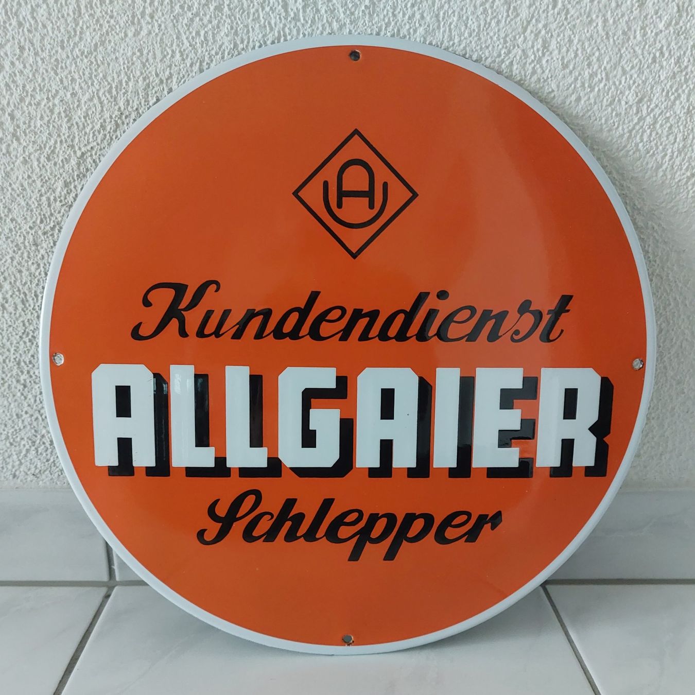 Emailschild Allgaier Schlepper Traktor (Gebraucht) in Schenkon für CHF ...