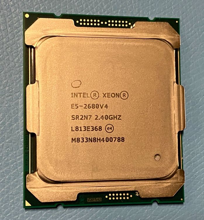 Intel Xeon CPU E5-2680v4 14C/28T@2.4GHz (33.6Ghz) 120W, n>1 (Gebraucht ...